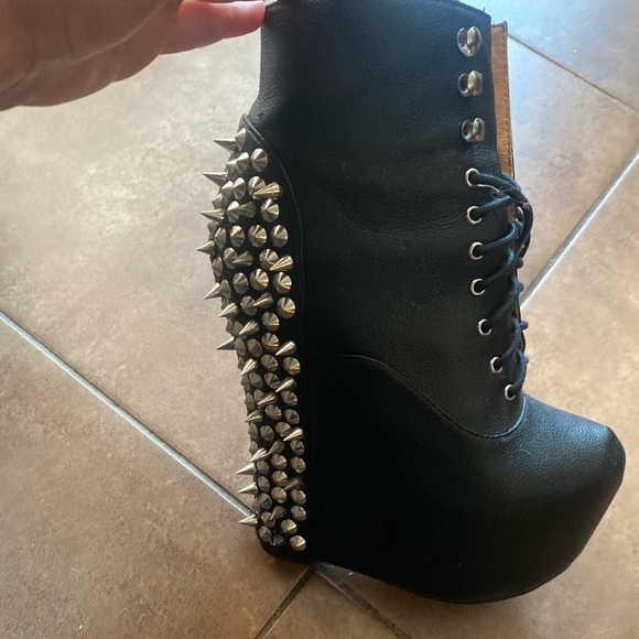 Jeffrey Campbell | Shoes | Jeffrey Cambell Damsel Spike Platform Wedge ...